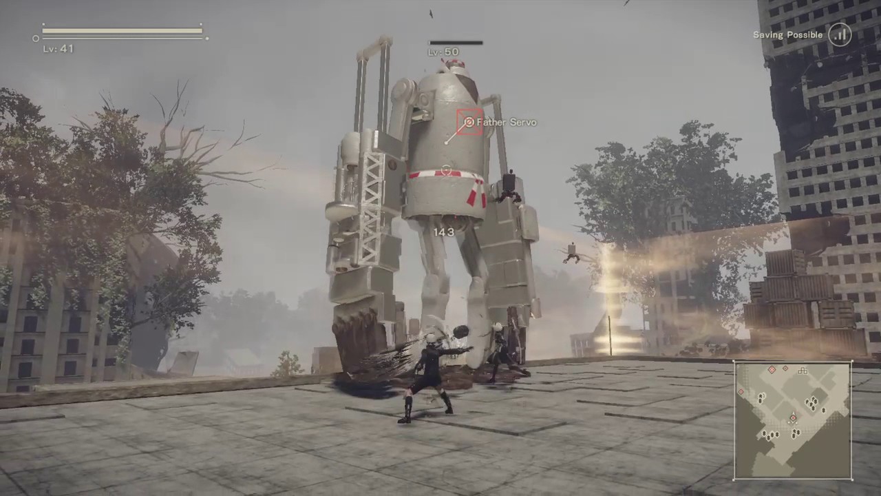 NieR:Automata - Father Servo (Red and White Belt) [Hard] - YouTube