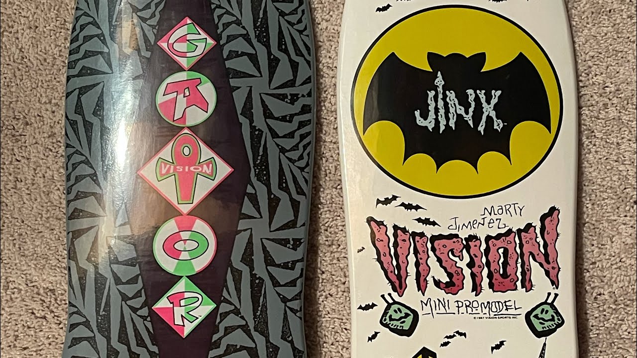 Two VISION Decks!!! Mark “Gator” Rogowski, Ramp (re-issue) & Marty ...