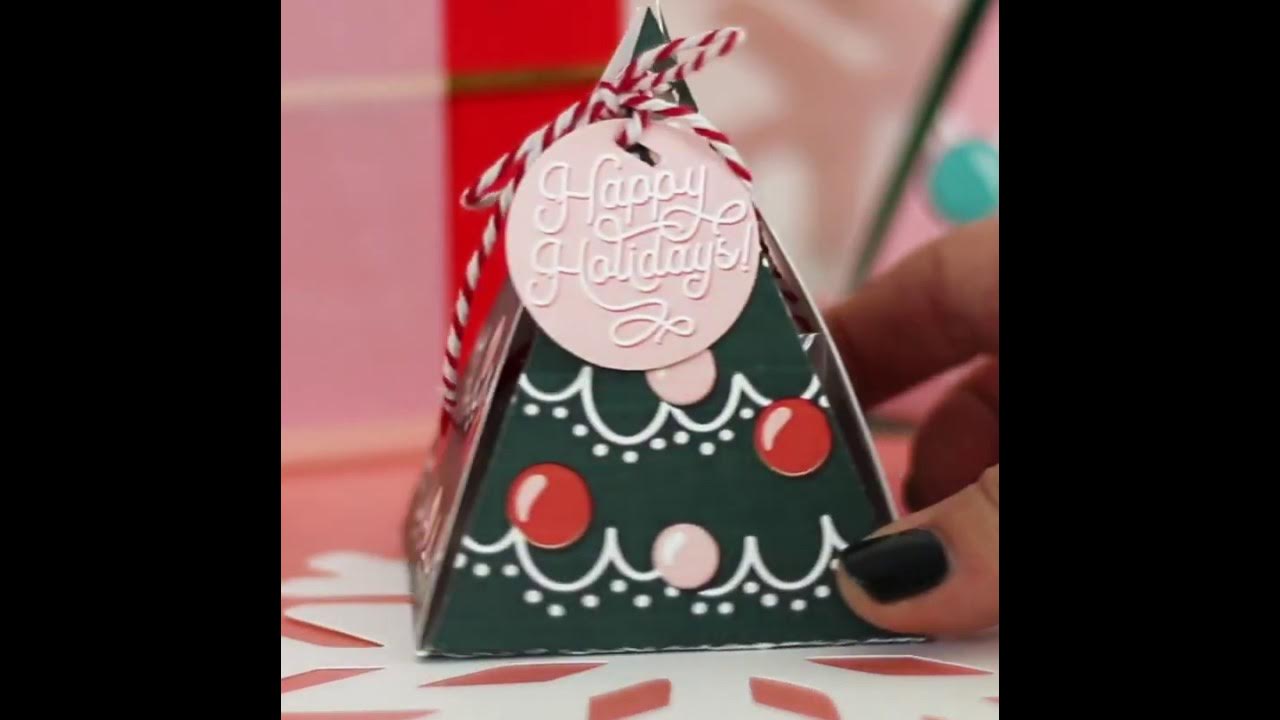 Printable Christmas Tree Gift Boxes - YouTube