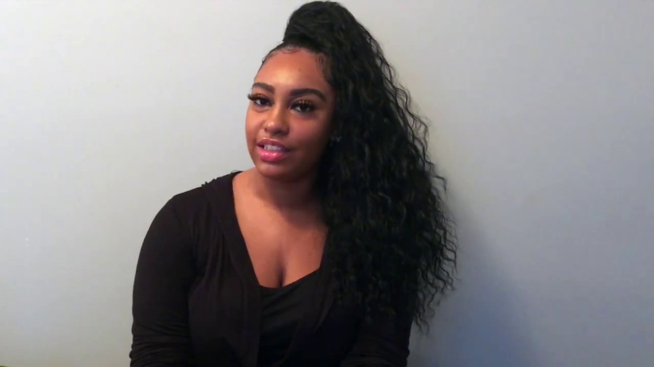 HOW TO Drawstring Ponytail On Natural Hair YouTube HOW TO Drawstring Ponytail On Natural Hair YouTube