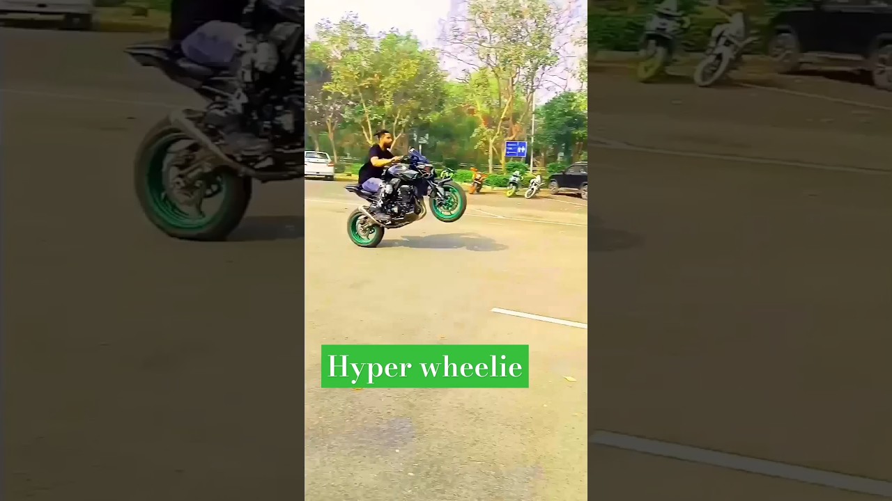 z900 hyper wheelie. #viralmoment #ninjazx10rlover #song #music # ...