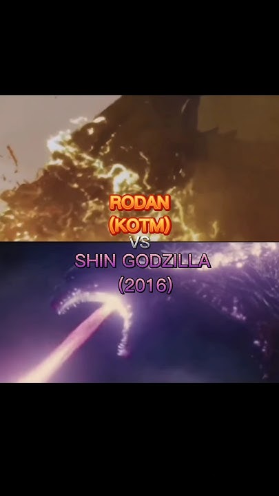 Rodan(KOTM) VS Shin Godzilla(2016) #godzilla2019 #shingodzilla #shorts - YouTube