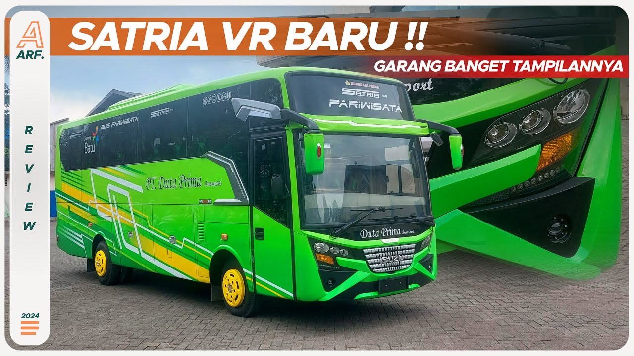 BUS MEDIUM PALING GARANG !! Inilah SATRIA VR Terbaru Dari Karoseri MORODADI PRIMA - YouTube