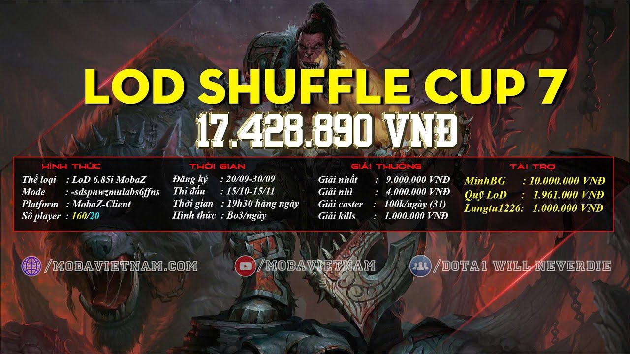 Round 1 Day 13 | Shuffle Cup LoD SS7 - Nhân phẩm Lod mùa 7 | Caster HiếuThứBar - YouTube