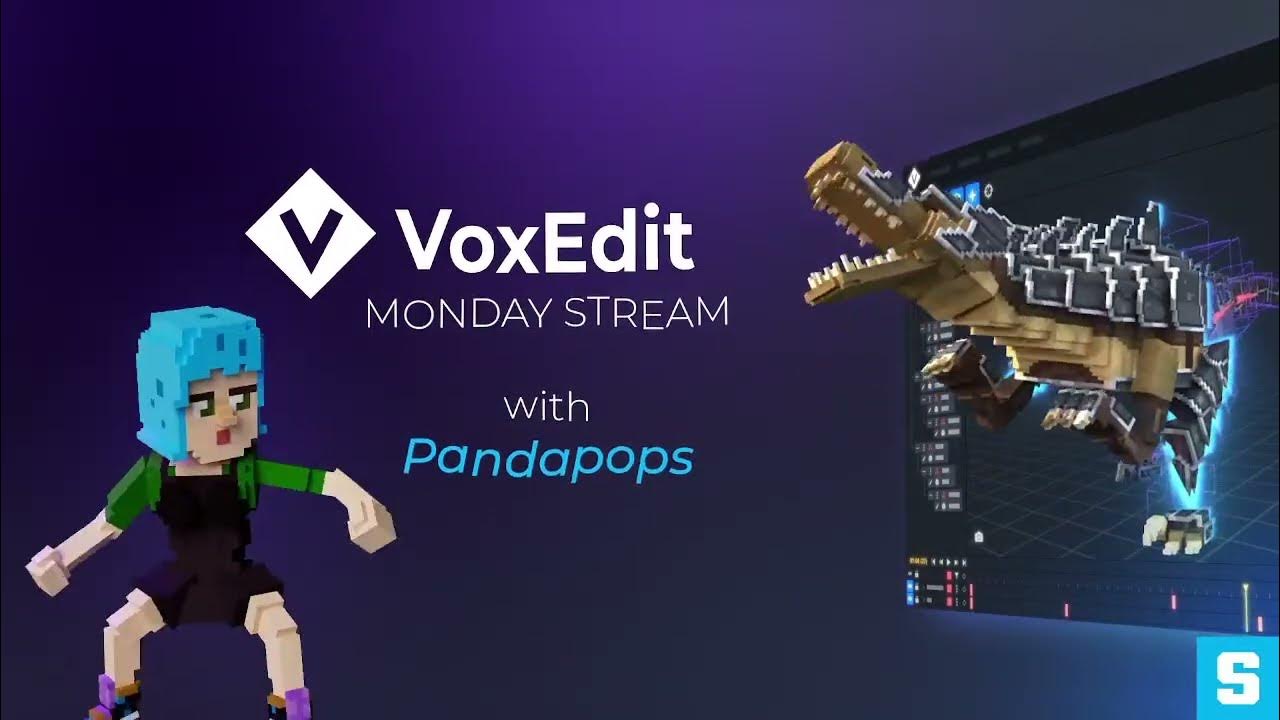VoxEdit Mondays - Join Pandapops as they teach you how to use VoxEdit and create amazing assets ...