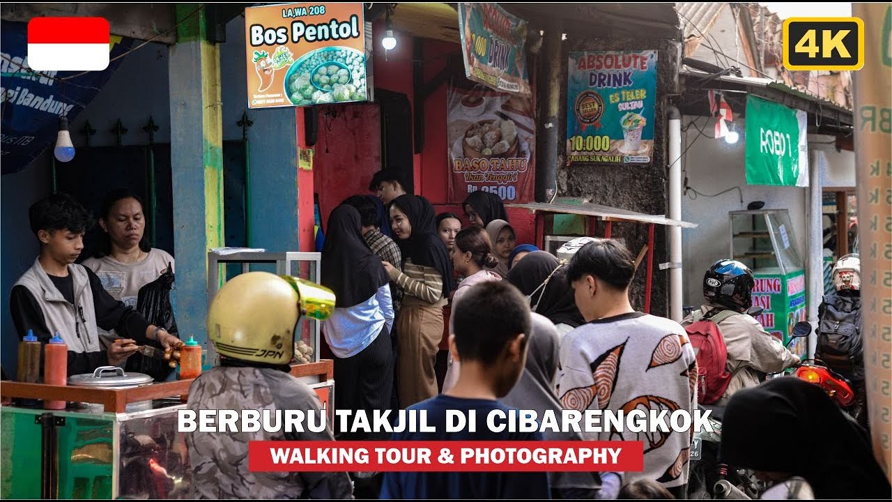 GANG LABIRIN CIBARENGKOK HANYA BULAN RAMADHAN BANYAK PEDAGANG TAKJIL ...