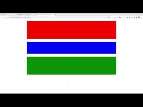 Design a Flag using a single div and CSS Linear Gradient - YouTube