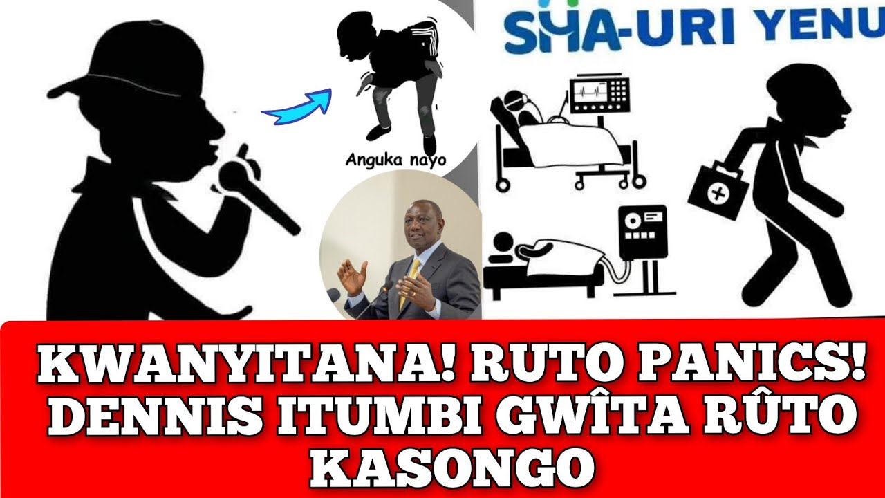 RÛTO PANICS!! CARTOON KA KASONGO KWAGITHIA RÛTO TORO.. ITUMBI GWÎTA ...