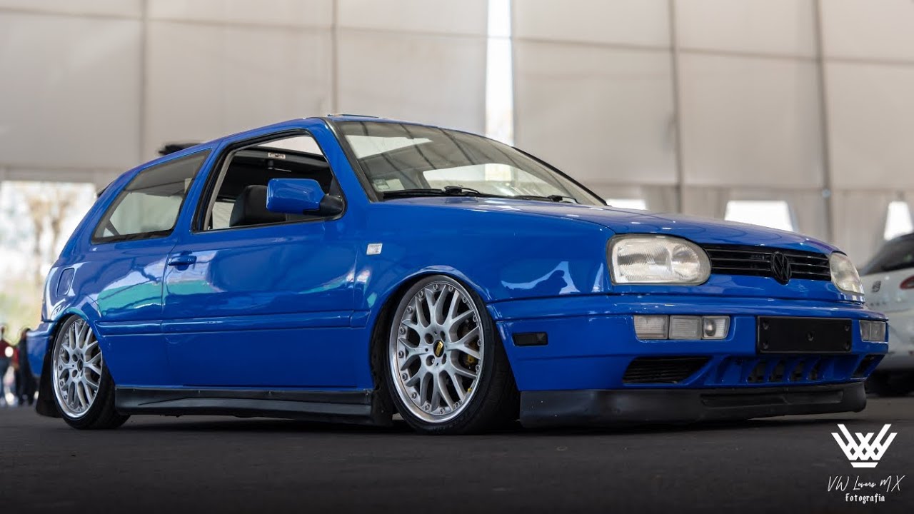 VW GOLF MK3 JAZZ Blue, vag Tréffen, 4to Meet VW, Ags Mex - YouTube