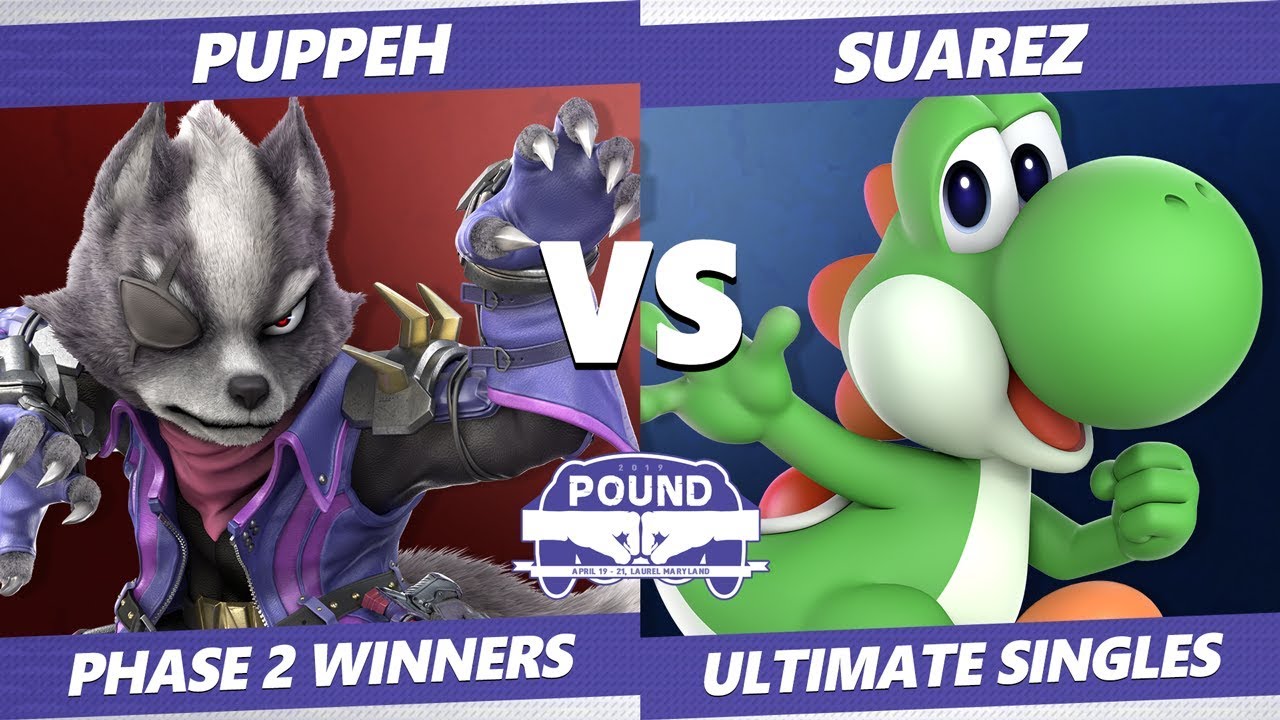 Pound 2019 SSBU - MTS Suarez (Yoshi) VS Puppeh (Wolf) Smash Ultimate ...