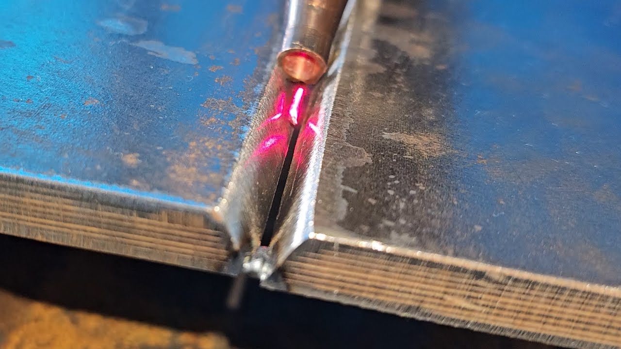 1mm ! Another solution for tight gap root welding in groove - YouTube