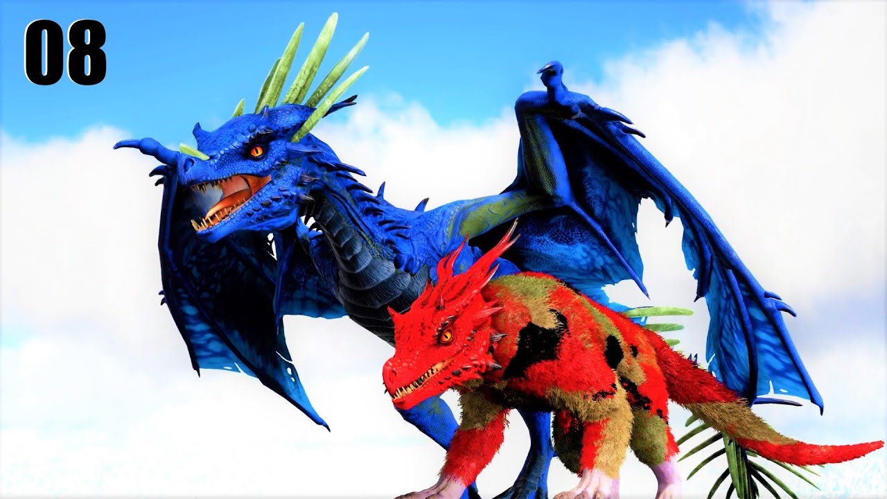WANDERER DRAKE & THORNTAIL NADDER! | DRAGON GODS | ARK SURVIVAL EVOLVED ...