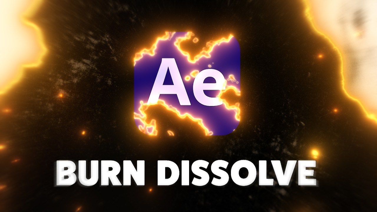 Dissolve ANYTHING with Glowing Fire in After Effects! - YouTube