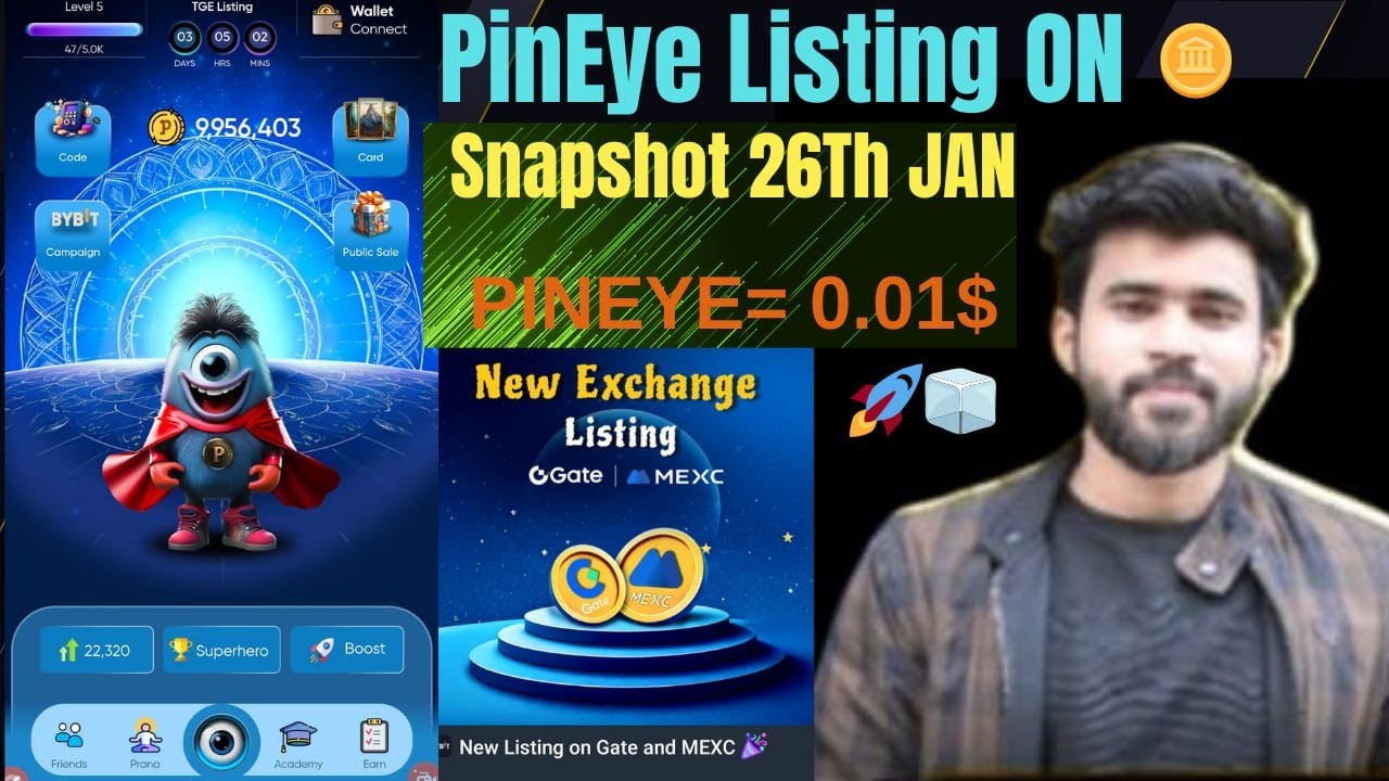 PinEye Listing Date || PinEye Snapshot date || PinEye Token Withdrawal || PinEye TGE On MEXC ...