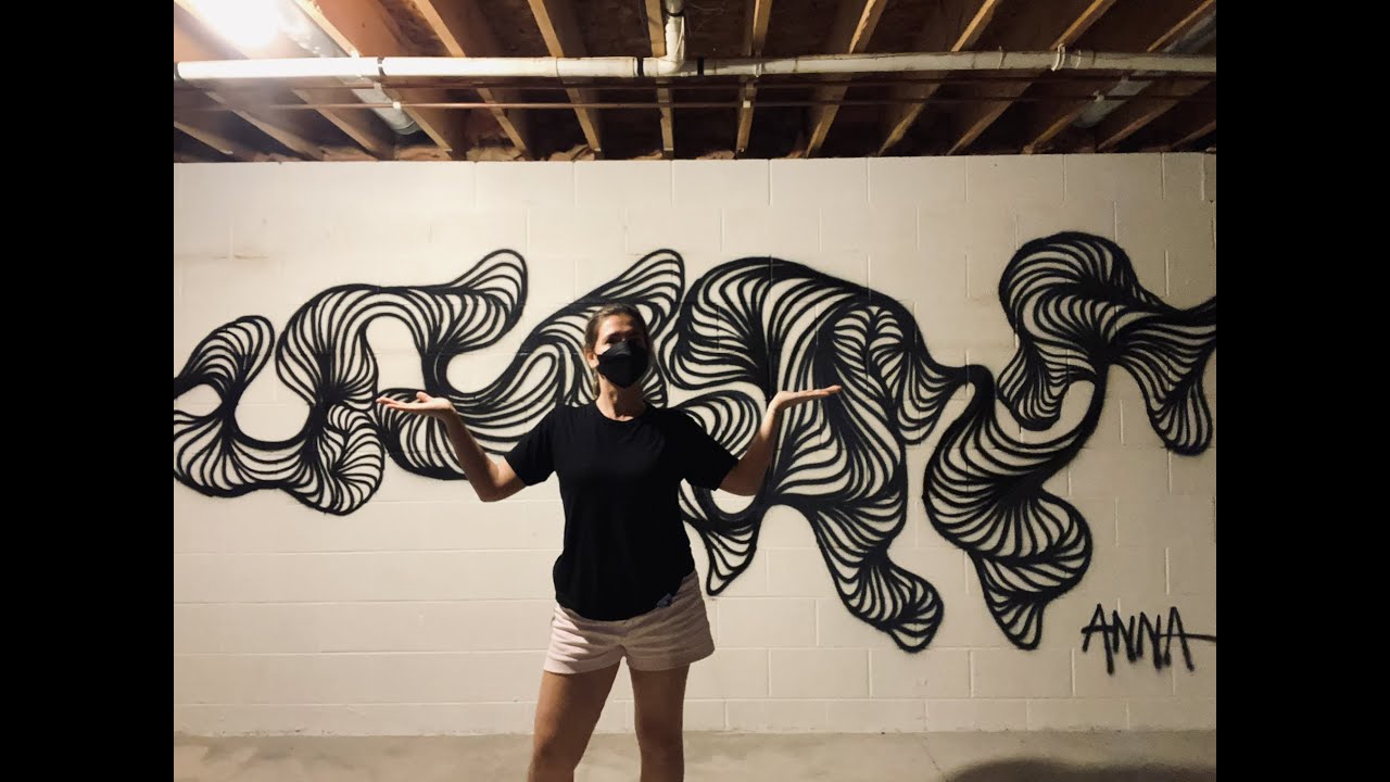 Full time-lapse of The Take Over Mural in acrylic spray paint - YouTube