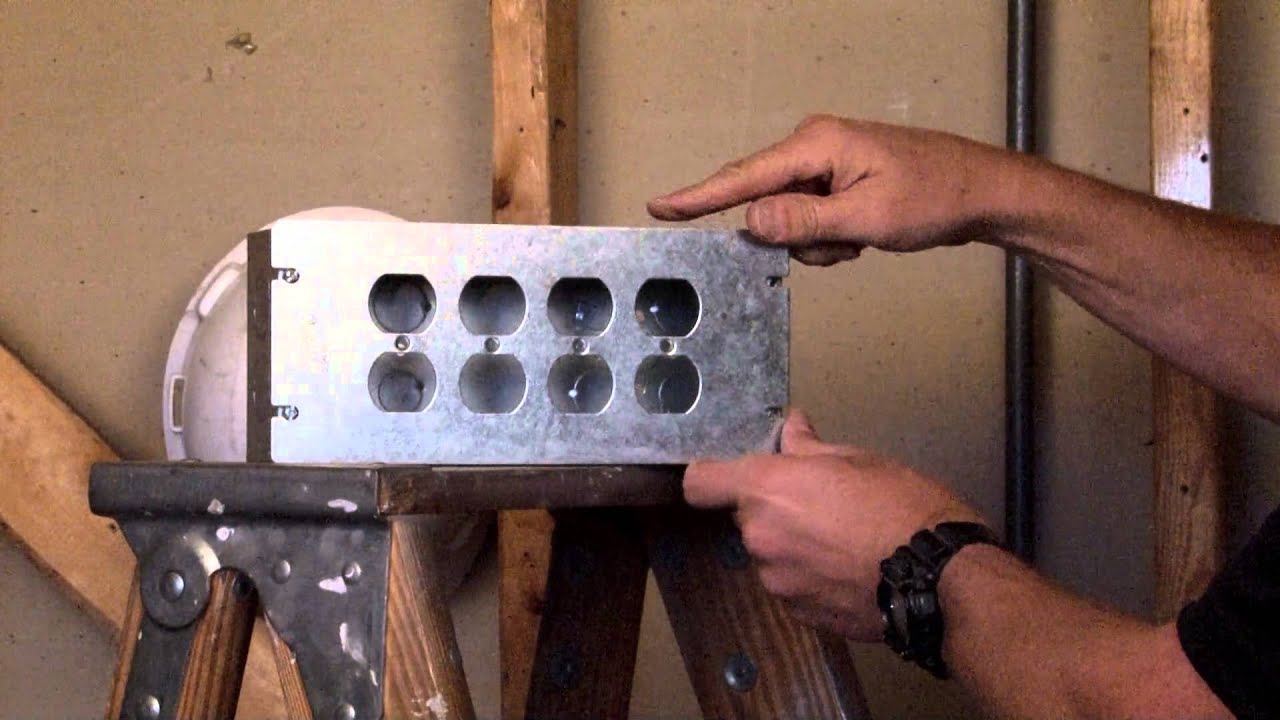 Multi-Gang Box Cover: Duplex Device Four Gang Multi Gang Box Cover ...