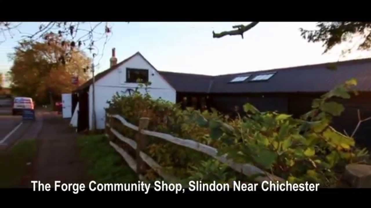 The Forge community shop and Cafe, Slindon. Near Chichester - YouTube
