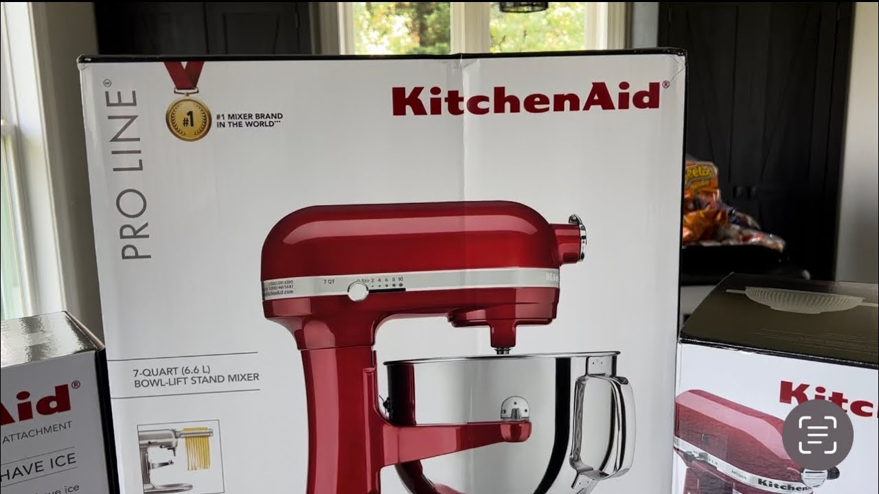 Unboxing a Pro line Kitchen Aid Mixer - YouTube