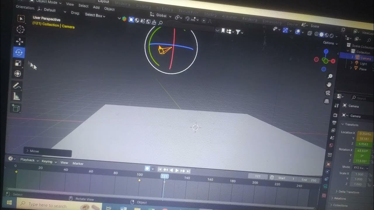 animating object and camera - YouTube