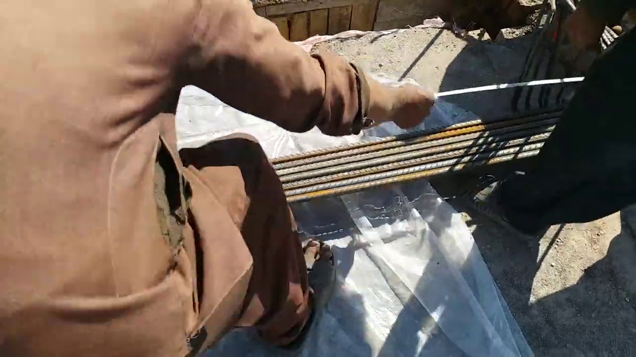 Construction RCC Slab Steel Placement - YouTube