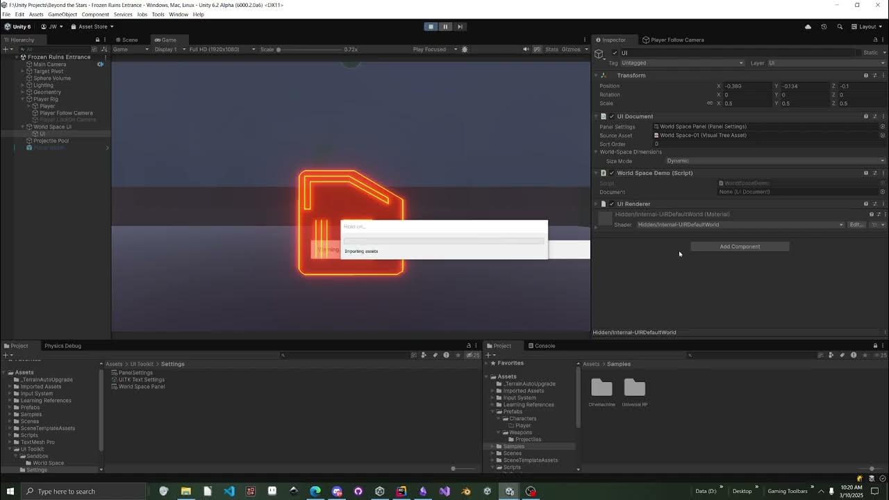 Unity 6 Ui Toolkit World Space Tutorial New World Space Features 9624