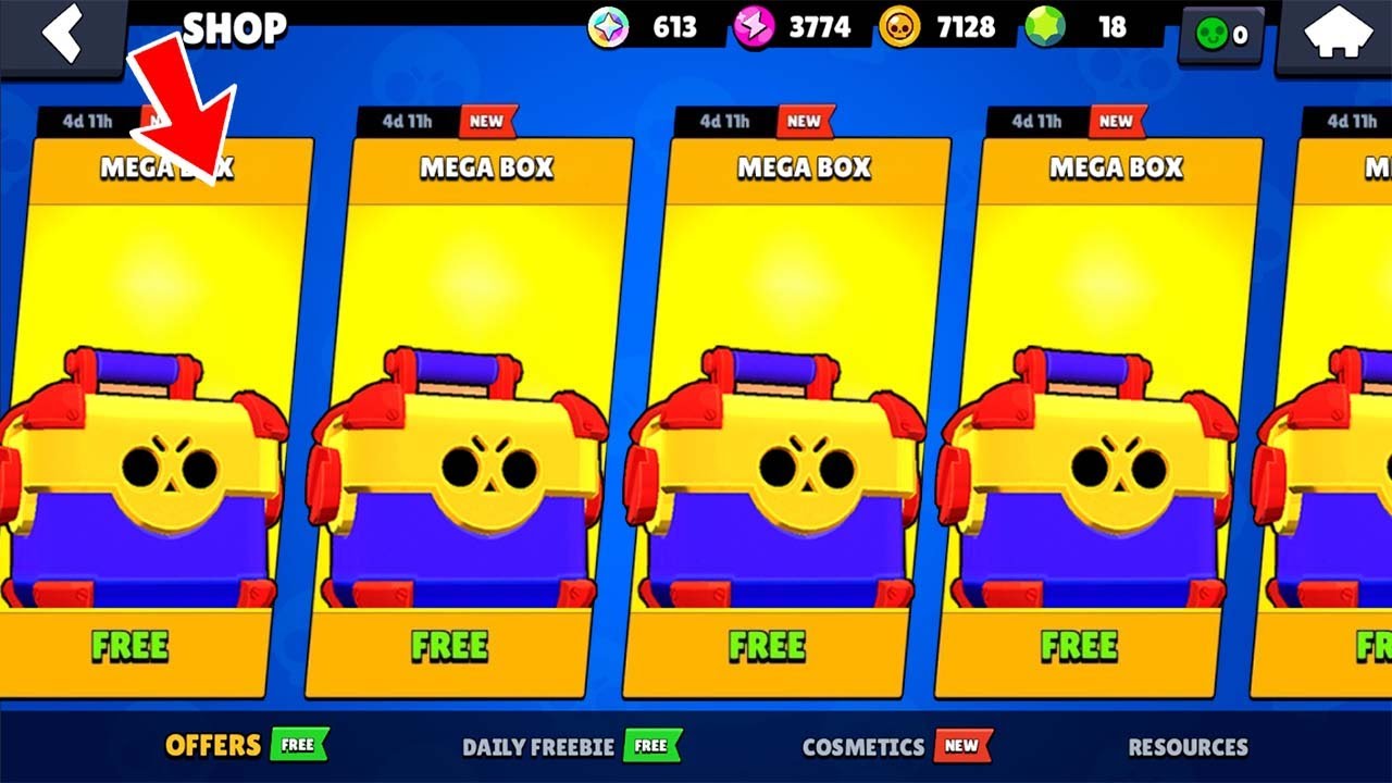 FINALLY!!! UPDATE MEGA BOX REWARDS🔥 ! 0 ACCOUNT 17 BRAWLERS!!! BRAWL ...