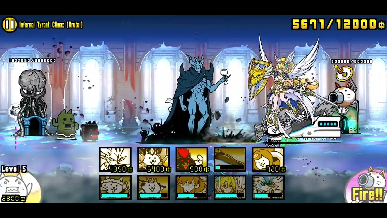 The Battle Cats - Infernal Tyrant Climax (Brutal) - YouTube