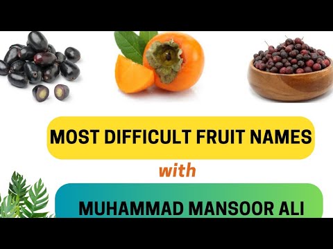 Mystery of Toughest Fruits Names @ English Contents Pro - YouTube