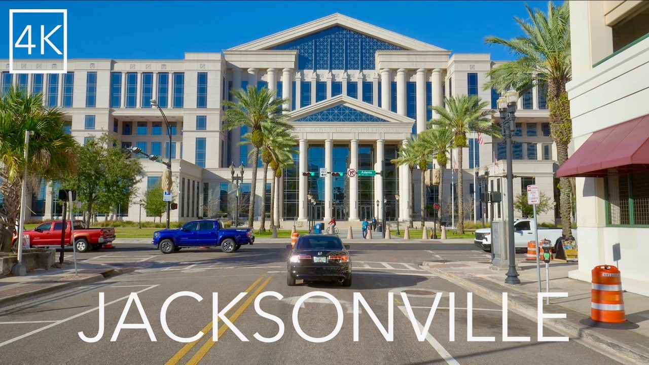 Jacksonville Florida City Drive 4K - Driving Florida's Largest City ...