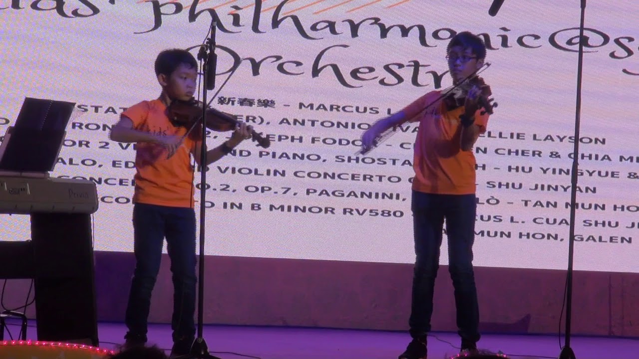 Allegro and Rondo, No.2 by Joseph Fodor - Ren Cher & Min Cher - YouTube