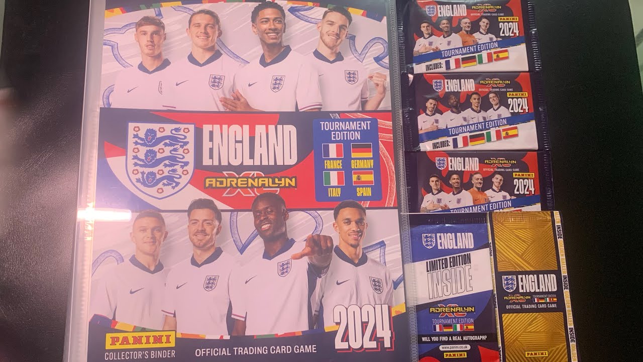 Panini ENGLAND Tournament Edition Starter pack! *GOLDEN BALLER ...