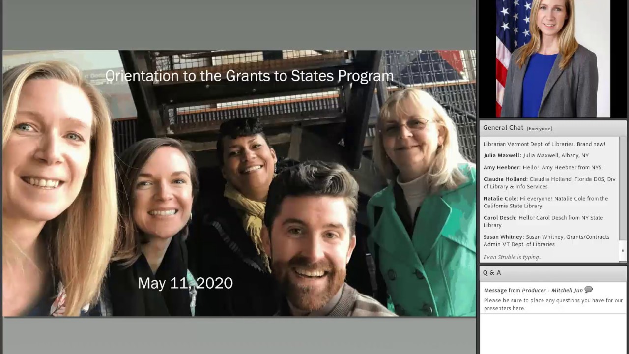 IMLS 2020 Grants to States All States Conference - Orientation - YouTube