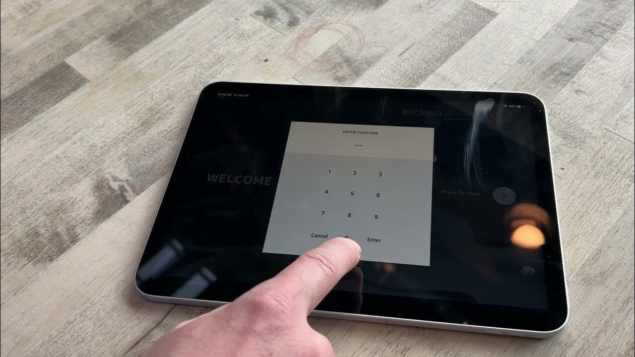 Custom Crestron User Interface For Restaurant Youtube