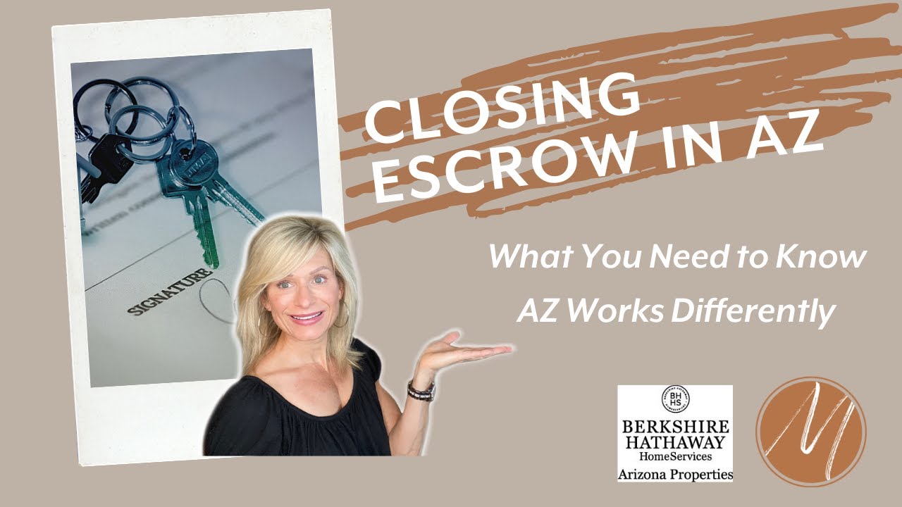 Buying a Home in Arizona - the escrow process - YouTube