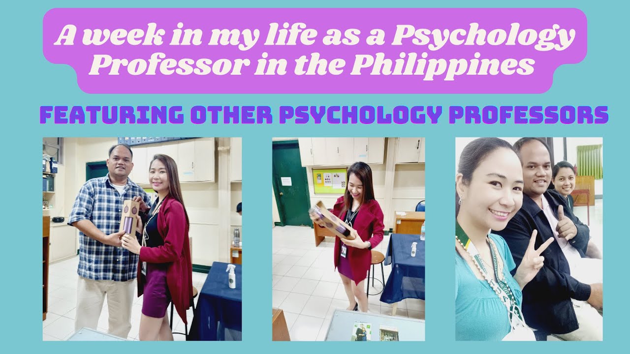 A week in my life as a Psych Professor in the Philippines | Featuring ...