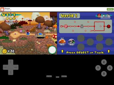 Newer super mario bros ds download for Android with rom link - YouTube