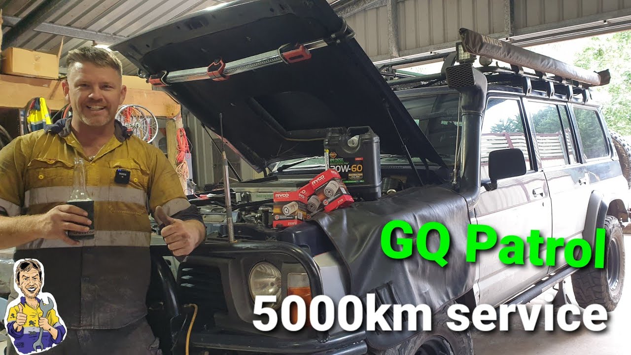 Doing a Service on my GQ Patrol some tips and tricks that might help ...