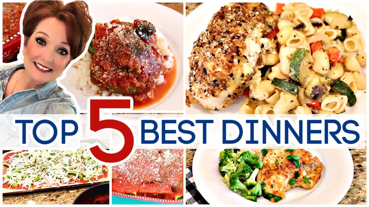 TOP 5 DINNER RECIPES BUDGET FRIENDLY FAMILY DINNERS! - YouTube
