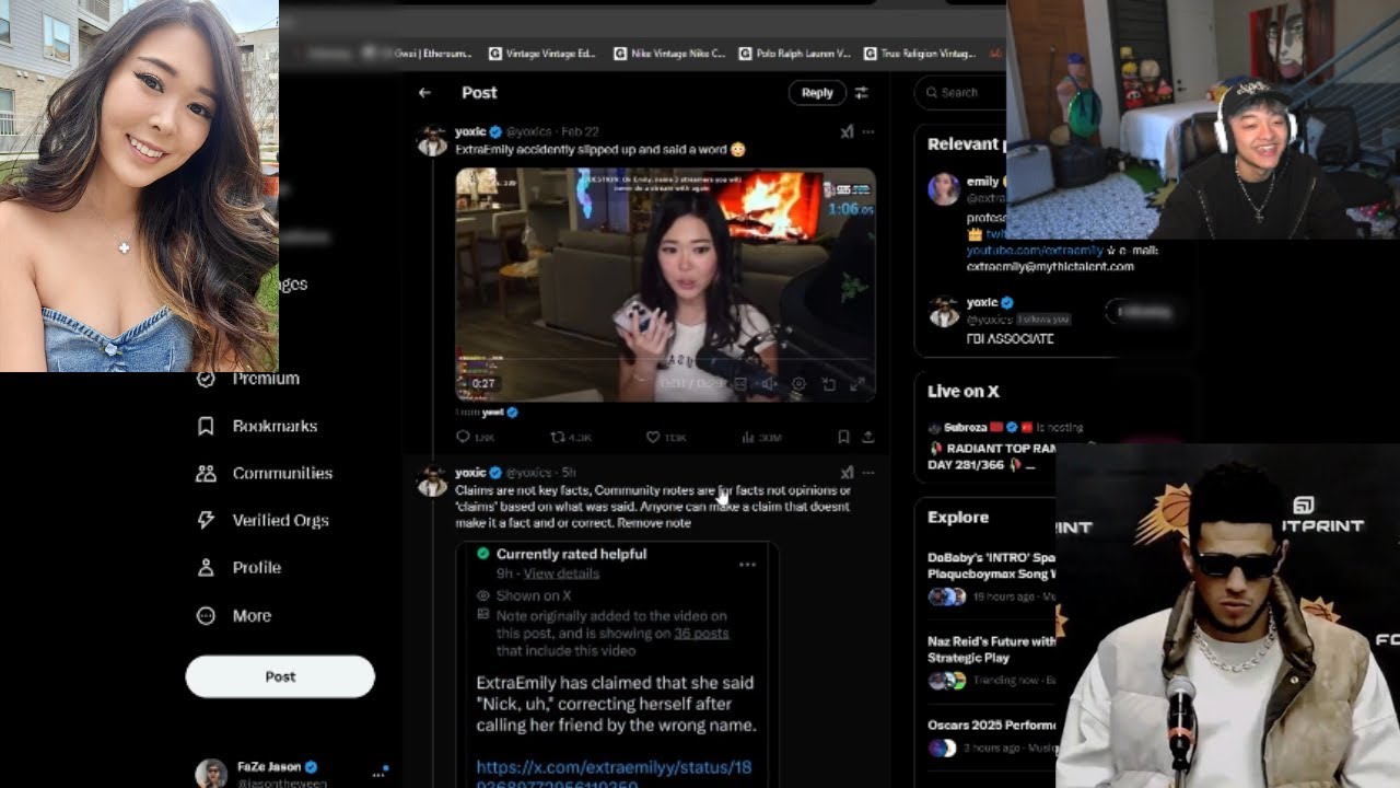 Jason REACTS To The ExtraEmily x Yoxic BEEF.. - YouTube
