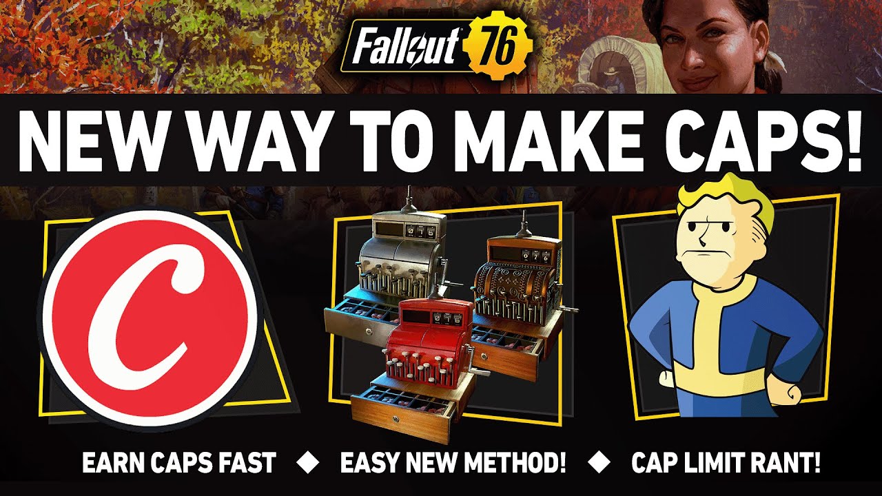 NEW WAY To Get CAPS FAST in Fallout 76! - YouTube
