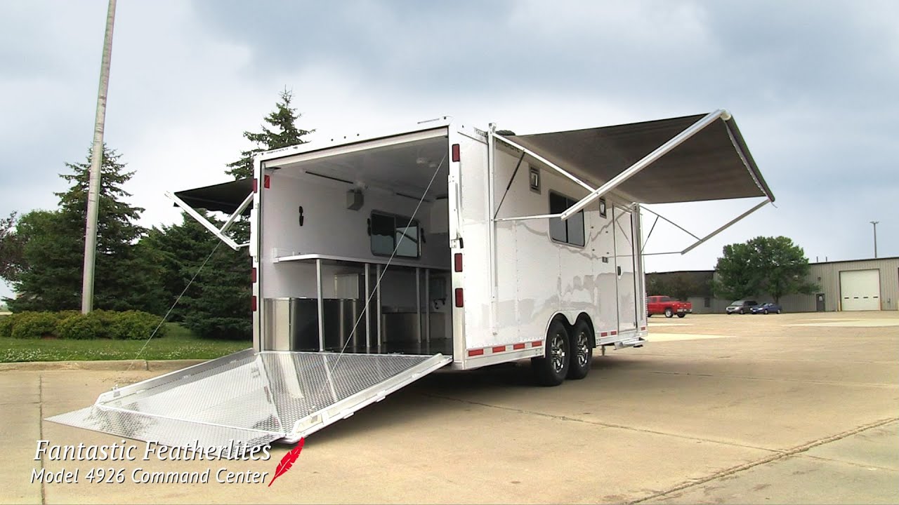 Fantastic Featherlites: Command Center Trailer - YouTube