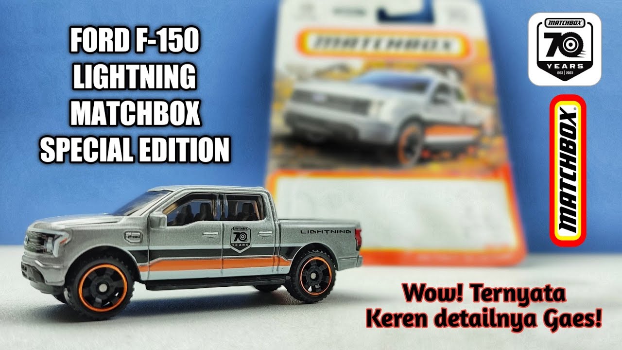 Eps514 MATCHBOX 2022 FORD F-150 LIGHTNING SPECIAL EDITION 70 YEARS ...