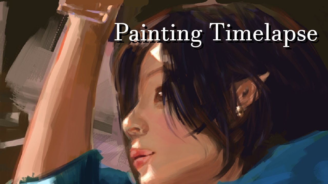 day dreaming elf - Speed Paint - YouTube