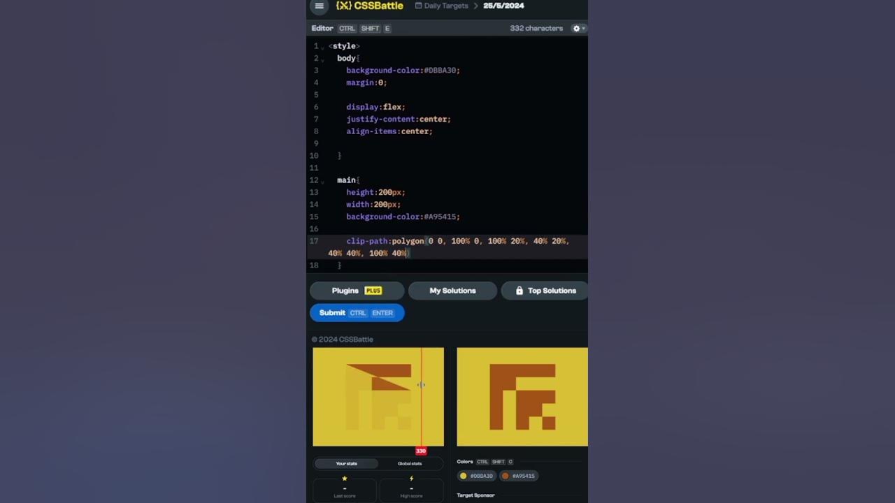 Challenge Yourself With Css Battle Css Challenge Day Cssbattle Css Csschallenge Youtube