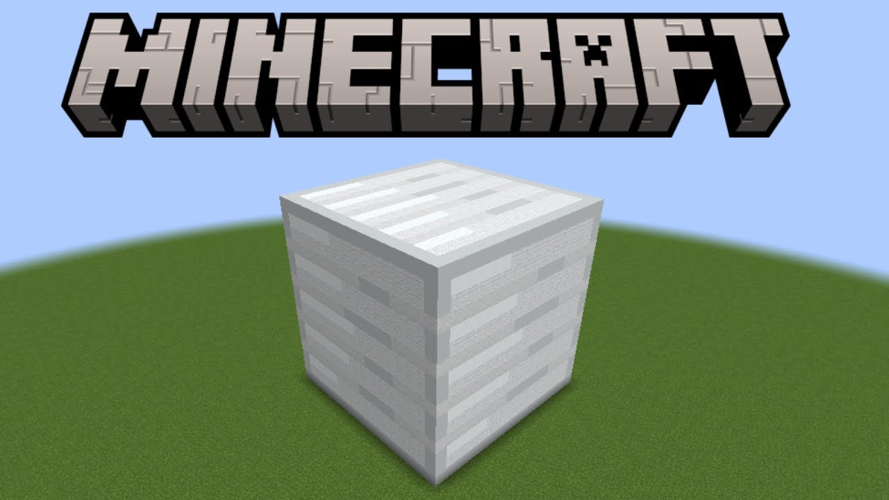 How To Build A Giant Iron Block In Minecraft - YouTube