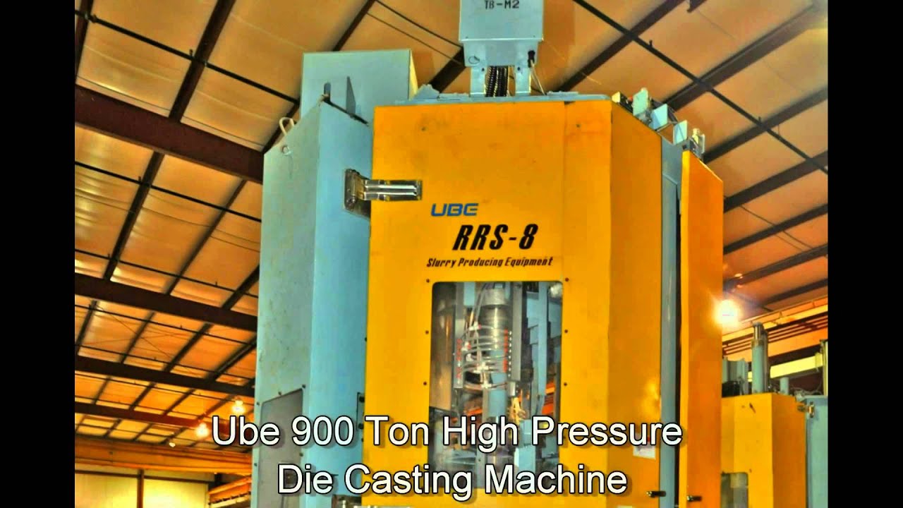 Used Ube Cold Chamber Aluminum Die Casting Machines - YouTube