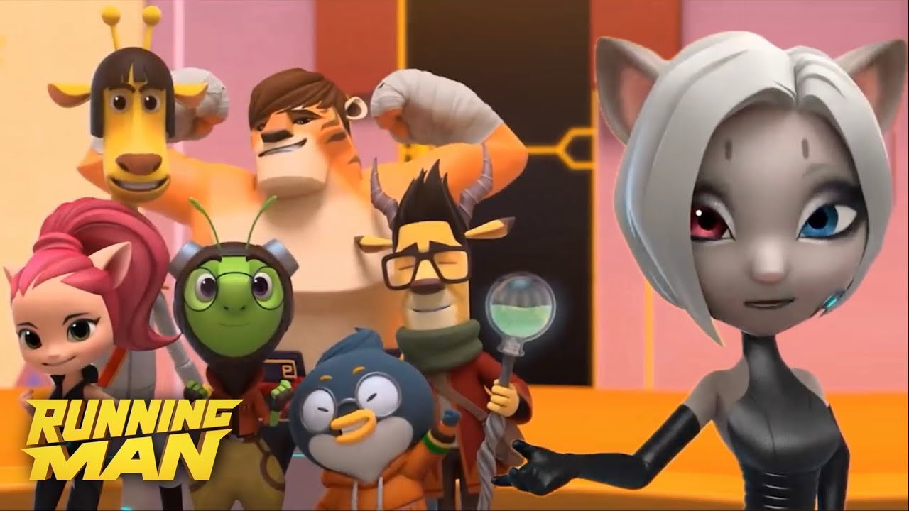 The Running Men Meet Lema 🐱 Full Scene | Running Man Animation - YouTube