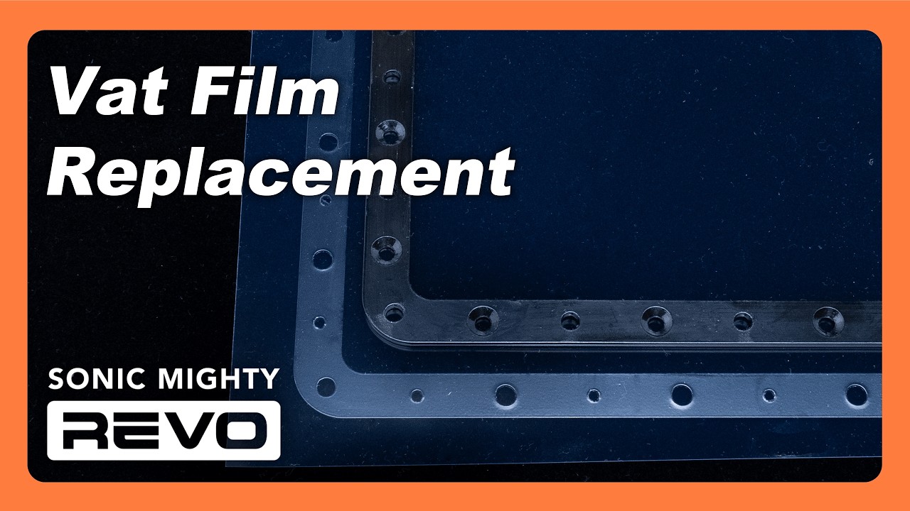 Sonic Mighty Revo 14K - VAT Film Replacement — Phrozen 3D Printer - YouTube