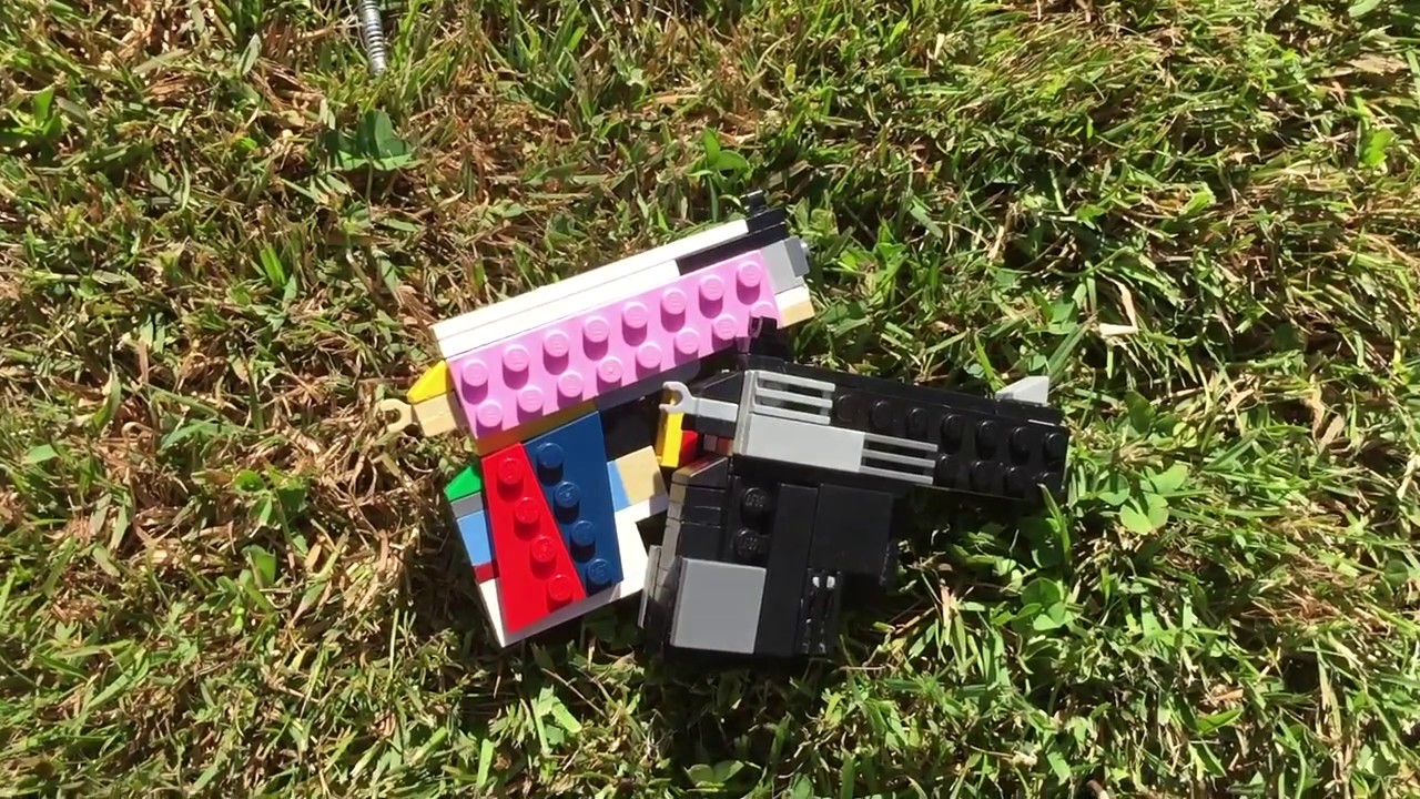 Mini lego gun - YouTube