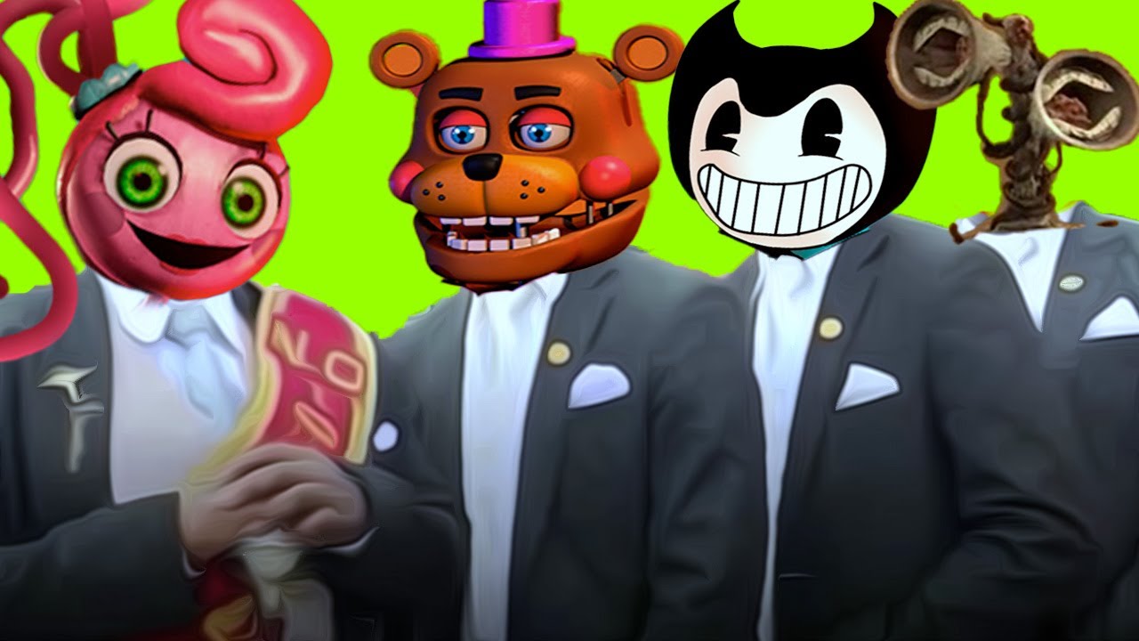 Mommy Long Legs & FNAF & Bendy & Siren Head - Speedy Coffin Dance ...